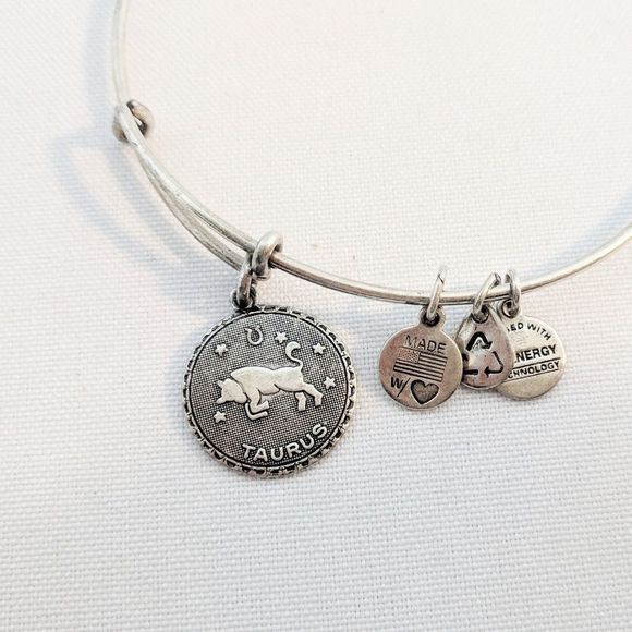 Alex and Ani | Jewelry | Alexand Ani Taurus Zodiac Sign Silver Bracelet ...